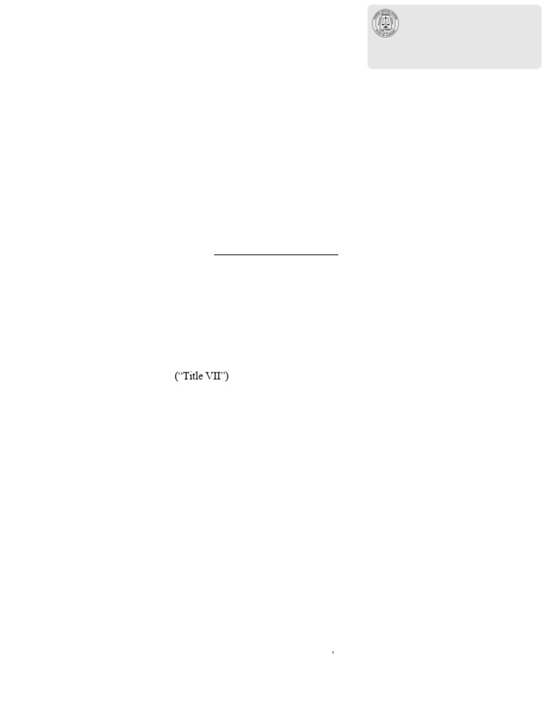 Gray AMended Complaint | PDF | Legal Remedy | Civil Rights Act Of 1964