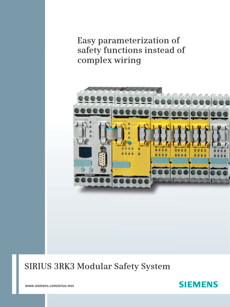 Modulos - 3RK3 Modular Safety System | PDF | Modular Programming | Relay