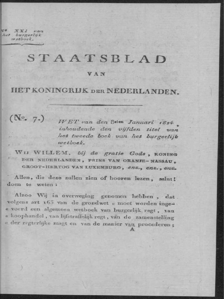 Staatsblad No.7 1824 | PDF