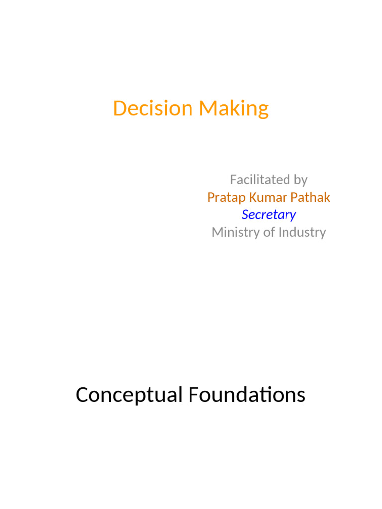 Decision Making | PDF | Decision Making | Thought