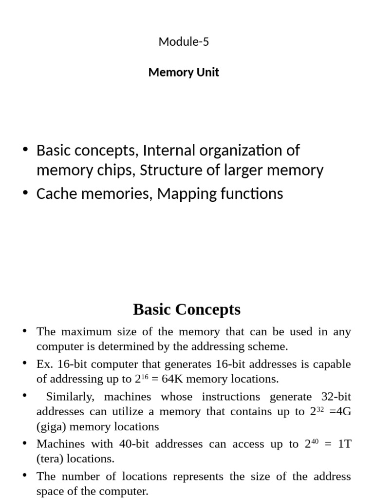 Module-5 | PDF | Cpu Cache | Central Processing Unit