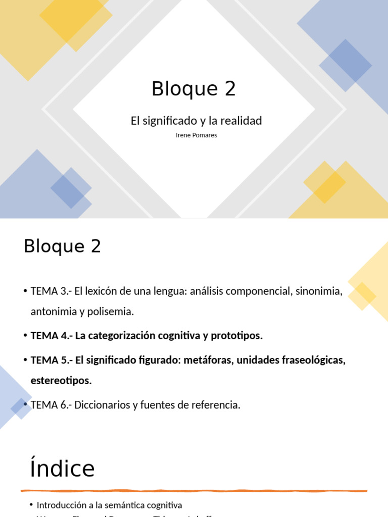 Bloque 2 - Tema 4 y 5 LAT | PDF | Mente | Metáfora