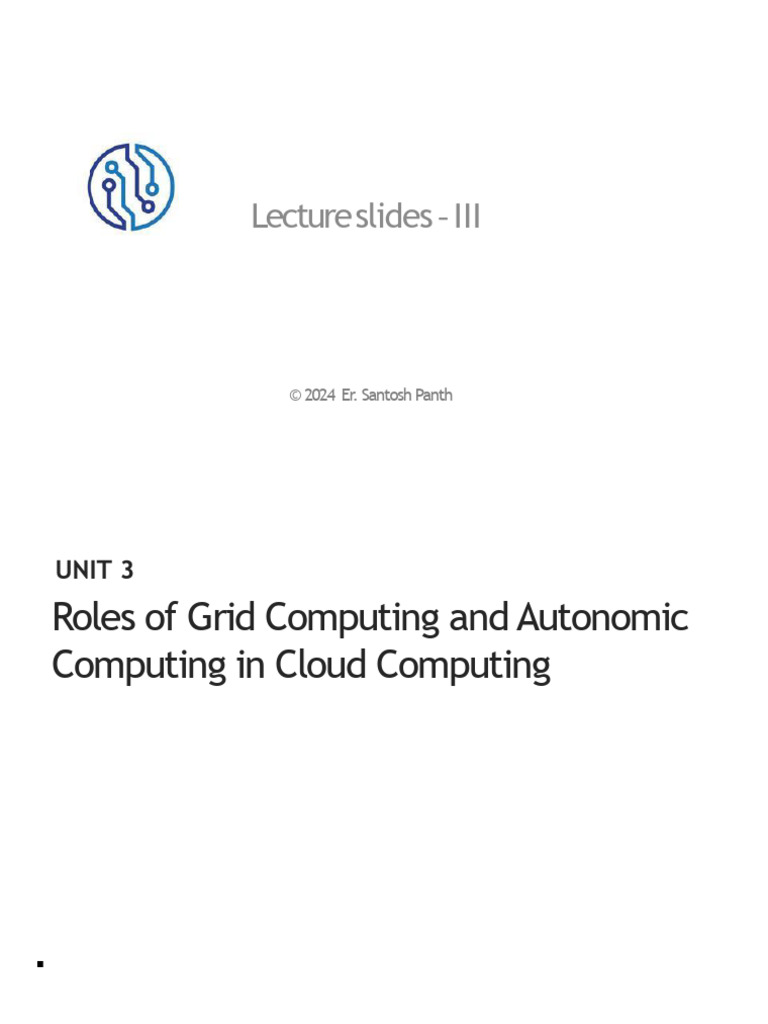 Cloud Computing Chapter 3 | PDF | Grid Computing | Cloud Computing