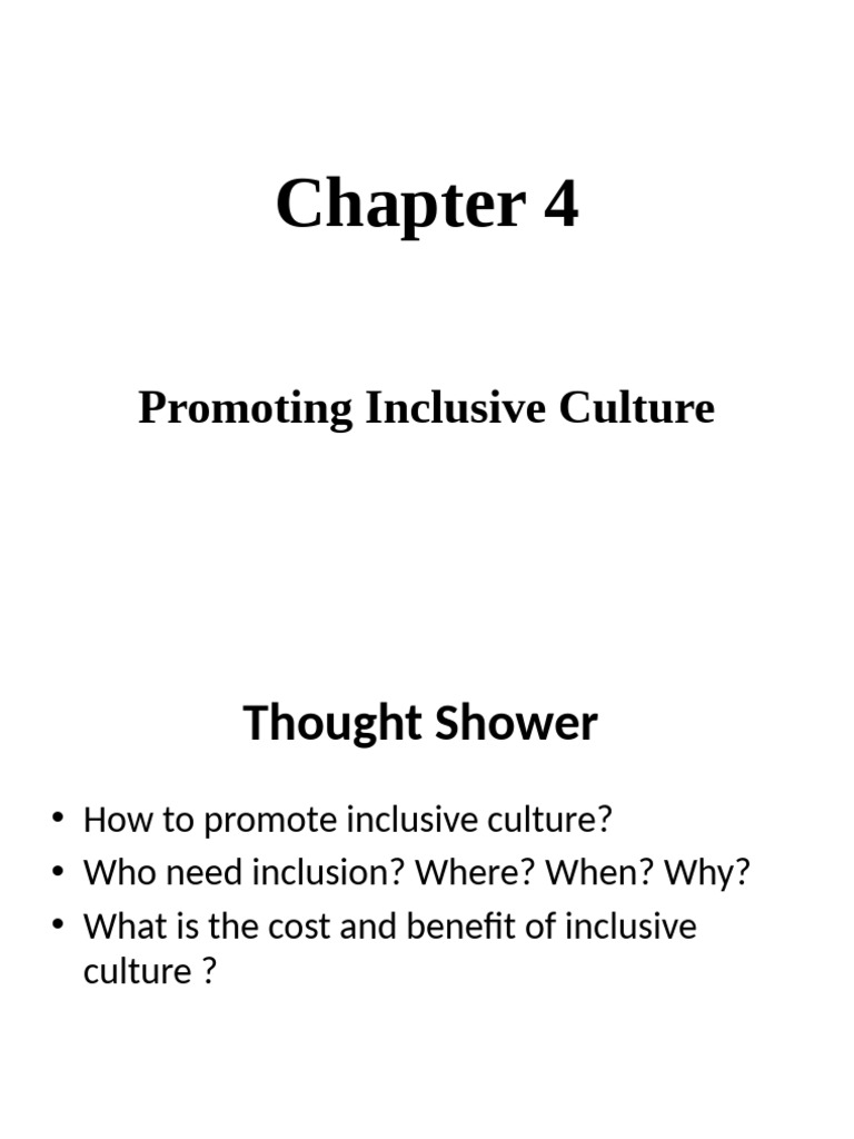 Chapter Four | PDF | Inclusion (Education) | Learning