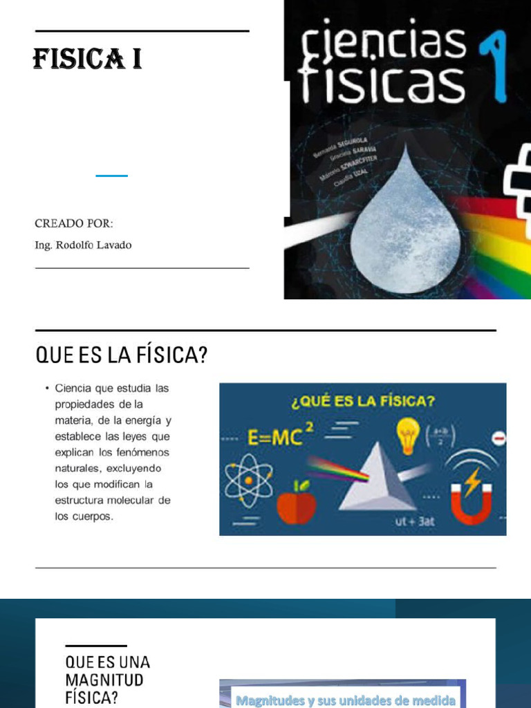 Presentación - fisica 1 | PDF