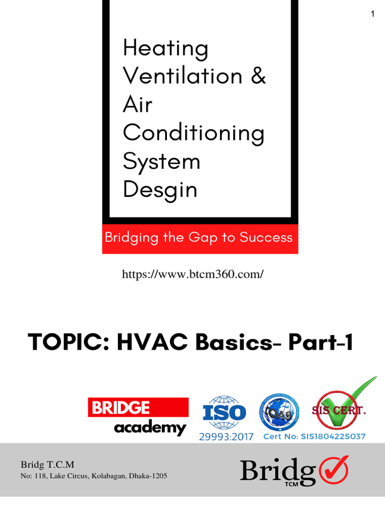 Topic 1 | PDF | Air Conditioning | Mechanical Engineering