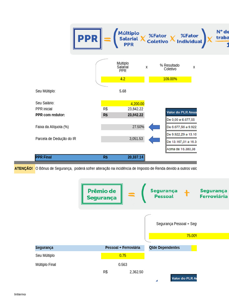 Cálculo de PPR e Imposto de Renda | PDF | Finanças Públicas | Riqueza