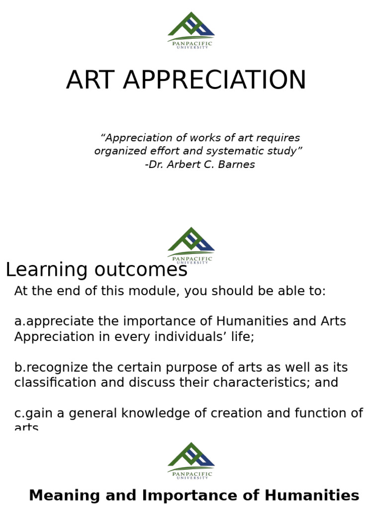 Module 1 Art App | PDF | The Arts | Liberal Arts Education
