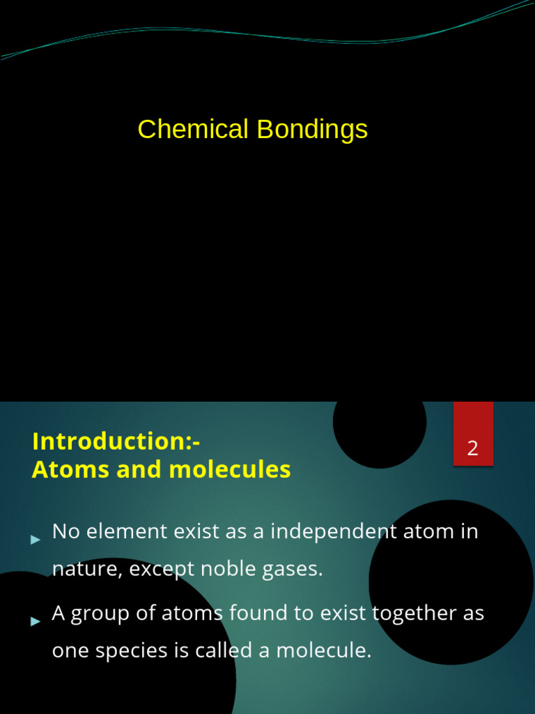 Chemical Bonding Part 1 PDF | PDF | Chemical Bond | Ionic Bonding