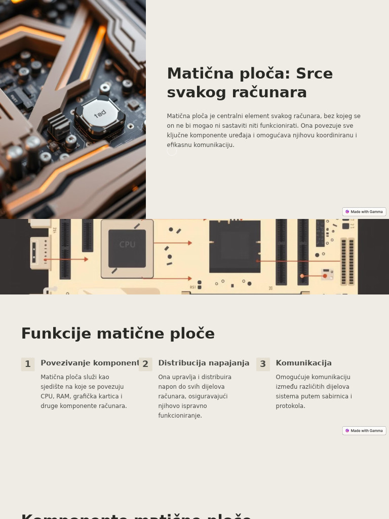 Maticna Ploca Srce Svakog Racunara | PDF