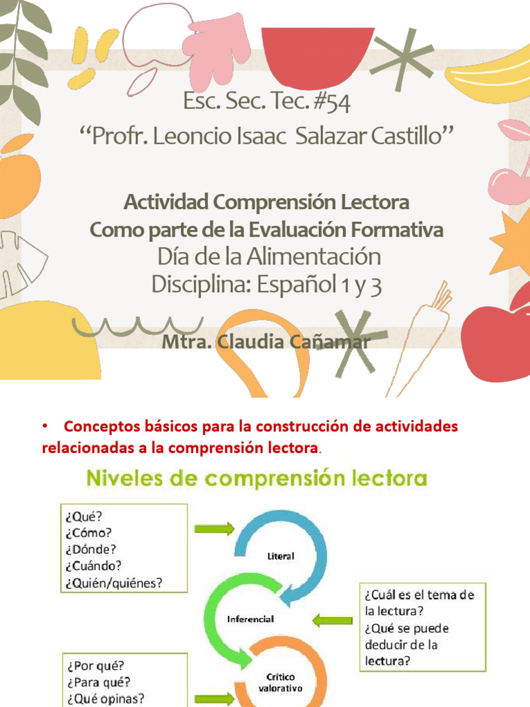 Estrategias para Mejorar la Comprensión Lectora | PDF | Comprensión ...