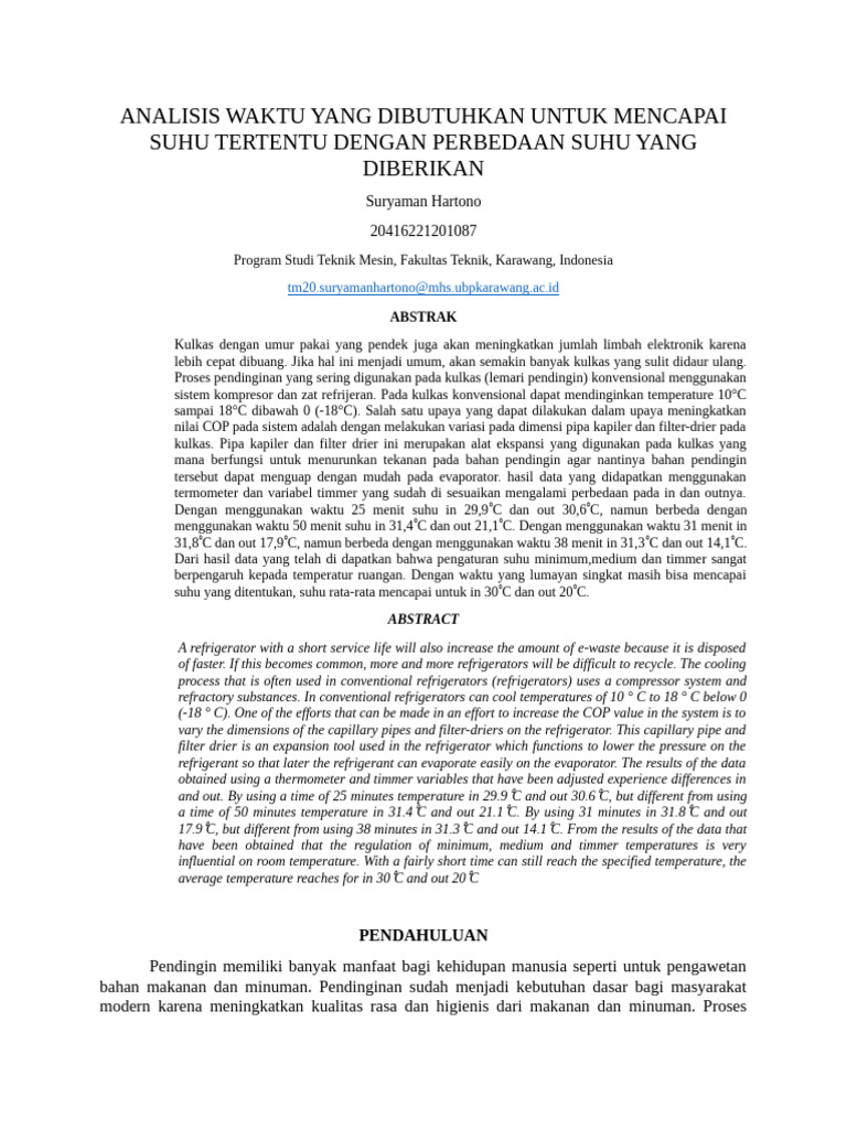 RHVAC Suryaman Hartono | PDF