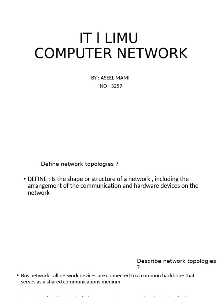 Computer network | PDF | Computer Network | Transmission Medium