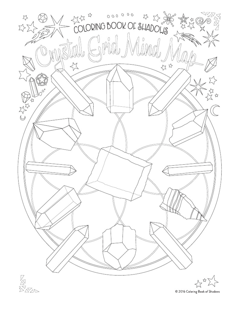 Coloring Book of Shadows 2017 Planner Freebie | PDF