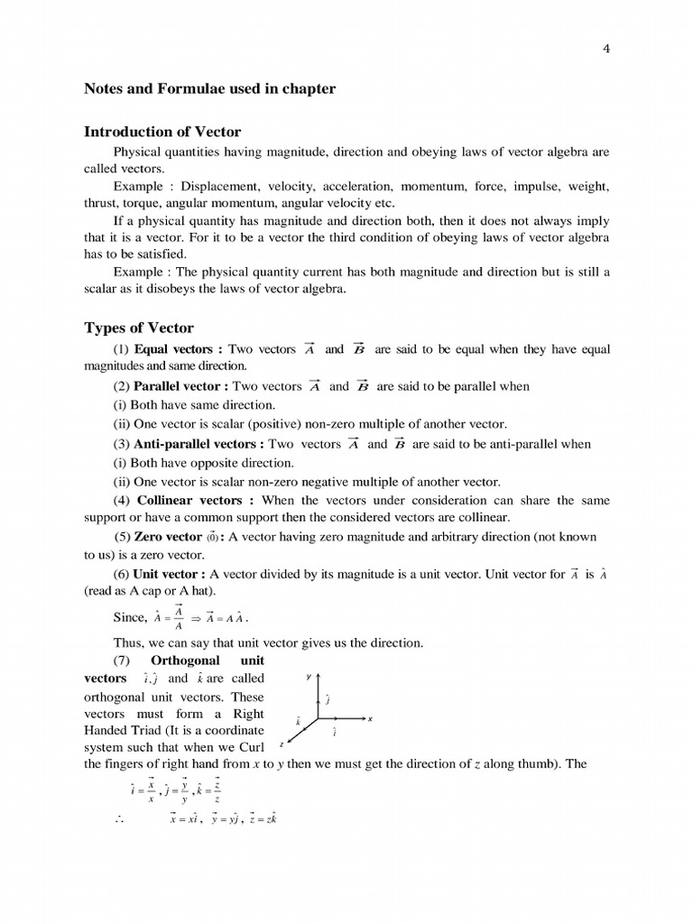 CH-4 Motion in Plane | PDF