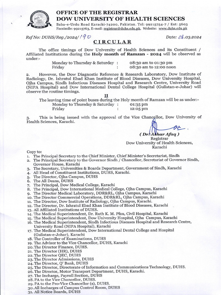 190 Ramzan Timing 2024 | PDF