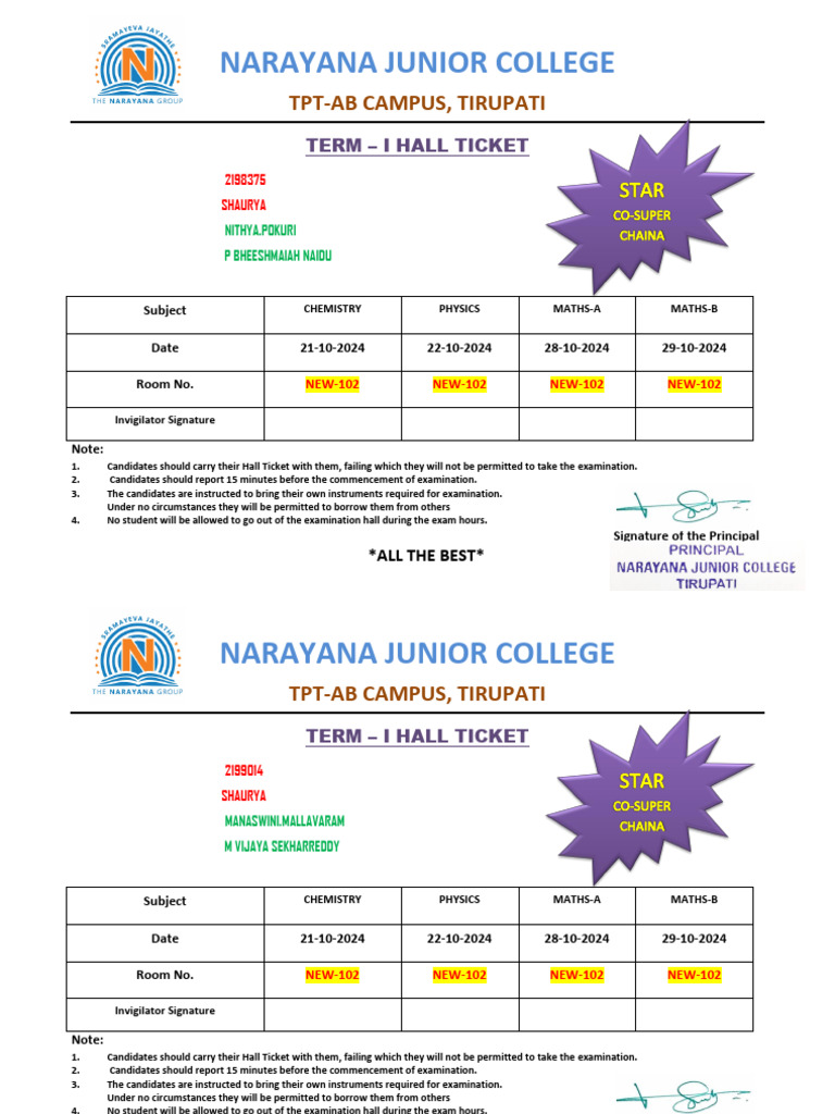 JR Star Co Super Chaina Hall Tickets | PDF