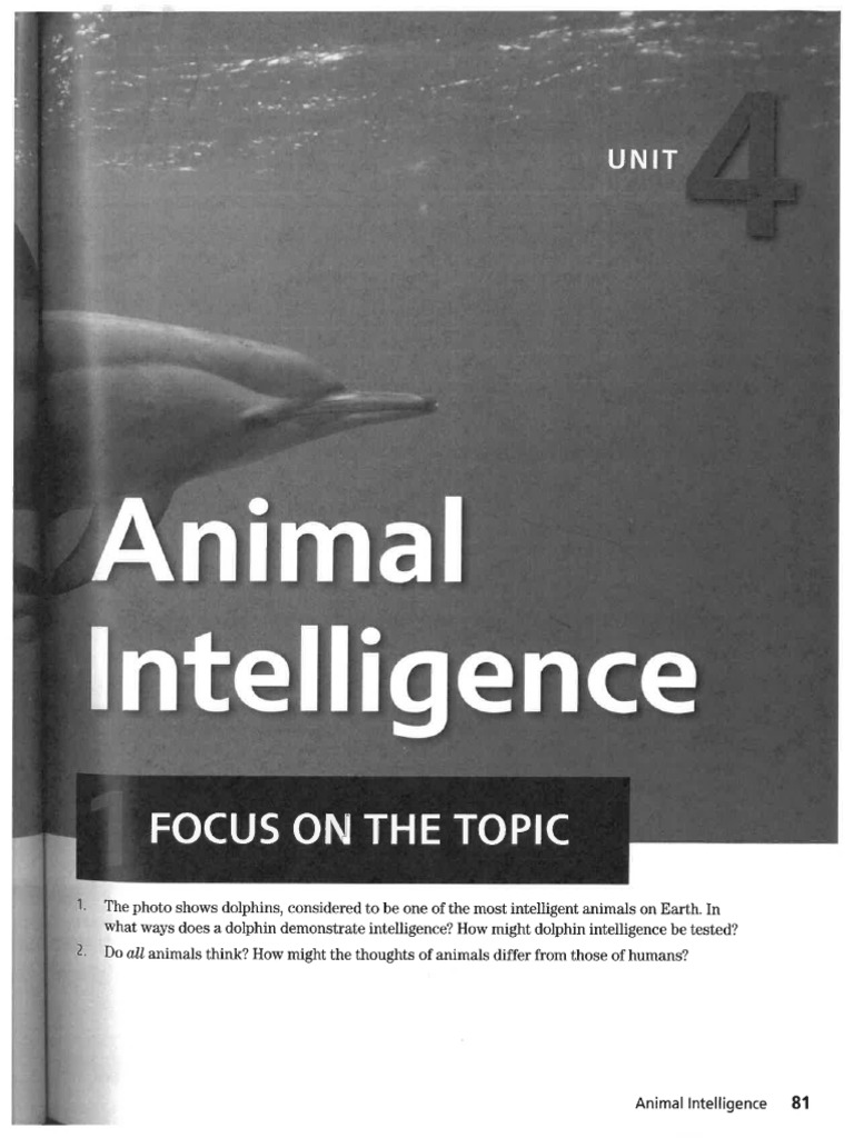 Animal Intelligence Listening | PDF
