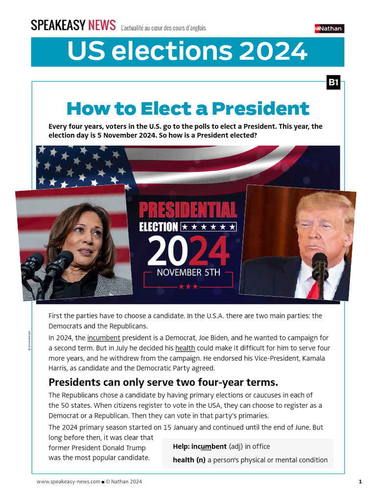 US elections | PDF | Swing State | Presidents Of The United States