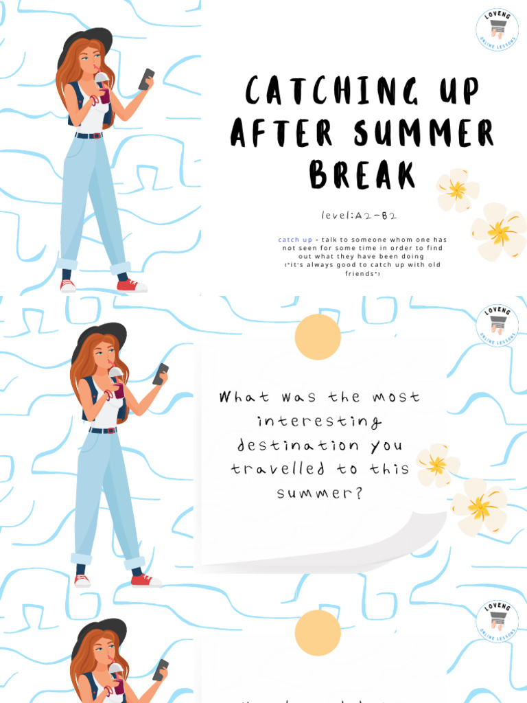 Speaking. Catching Up After Summer Break | PDF