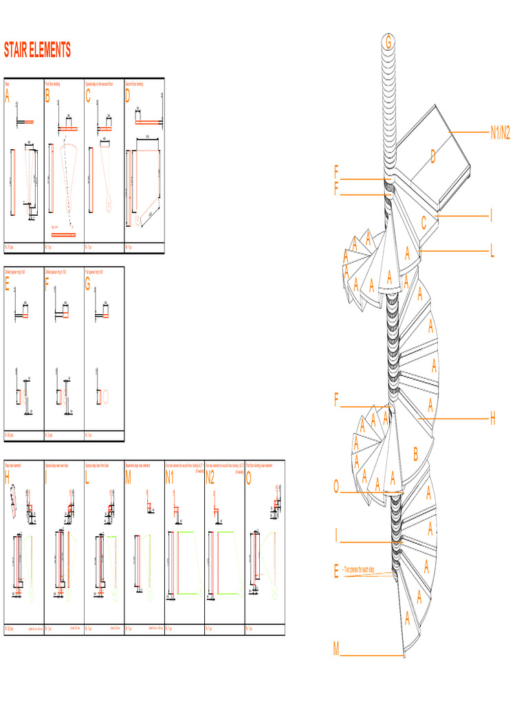 S. Residence Stair_ACX 14072023 | PDF | Stairs | Architectural Elements