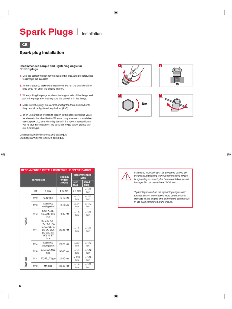 Spark Plug Characteristics | PDF