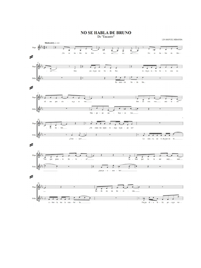 No Se Habla de Bruno Guía | PDF