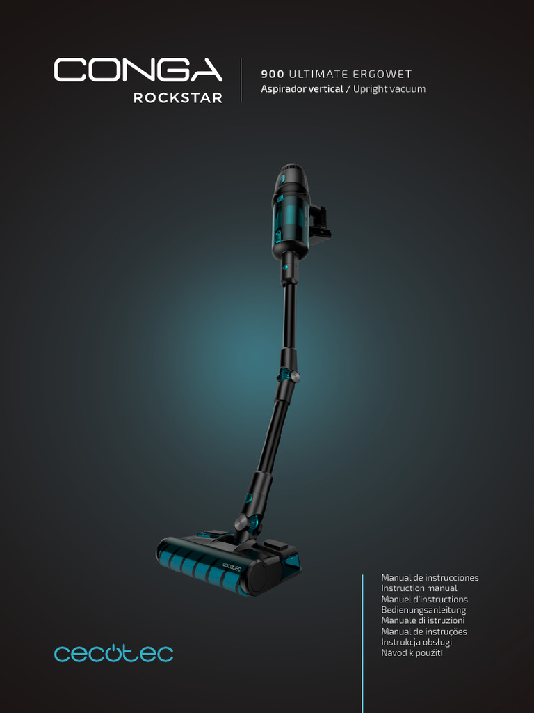 Conga Rockstar 900 Ultimate Ergowet - User - Manual - de | PDF | Cantidades fisicas ...