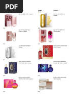 Fine Fragrance Price List | PDF | Perfume | Brand