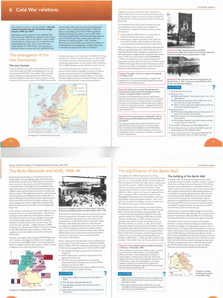 6. Cold War Relations | PDF