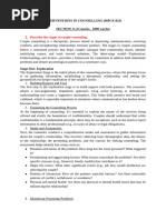 Couples Therapy Intake Assessment | PDF | Psychotherapy | Therapy