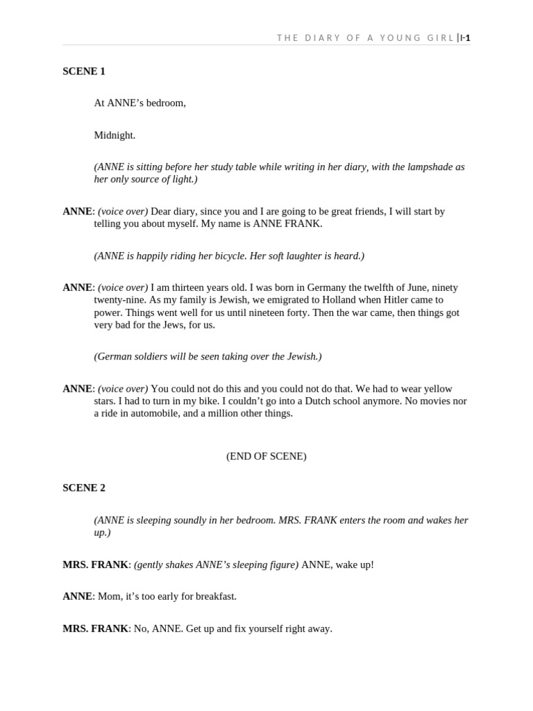 DIARY OF A YOUNG GIRL | PDF