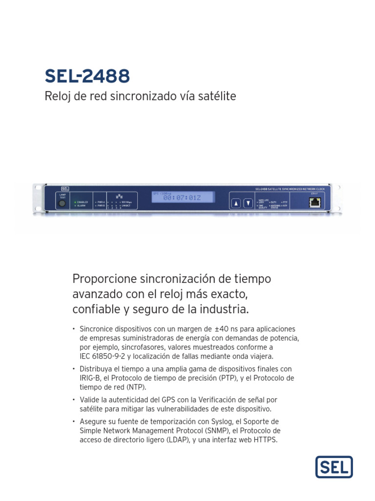 GPS SEL Error de Exactitud de Tiempo | PDF | Sistema de Posicionamiento ...