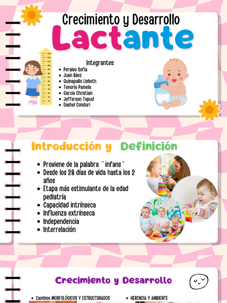 Crecimiento y Desarrollo Del Lactante | PDF | Las emociones | Respiración