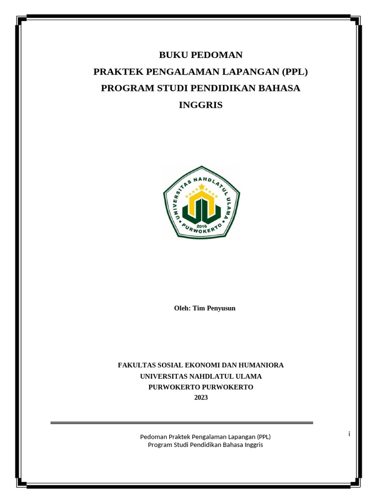 Panduan PPL 2023 | PDF