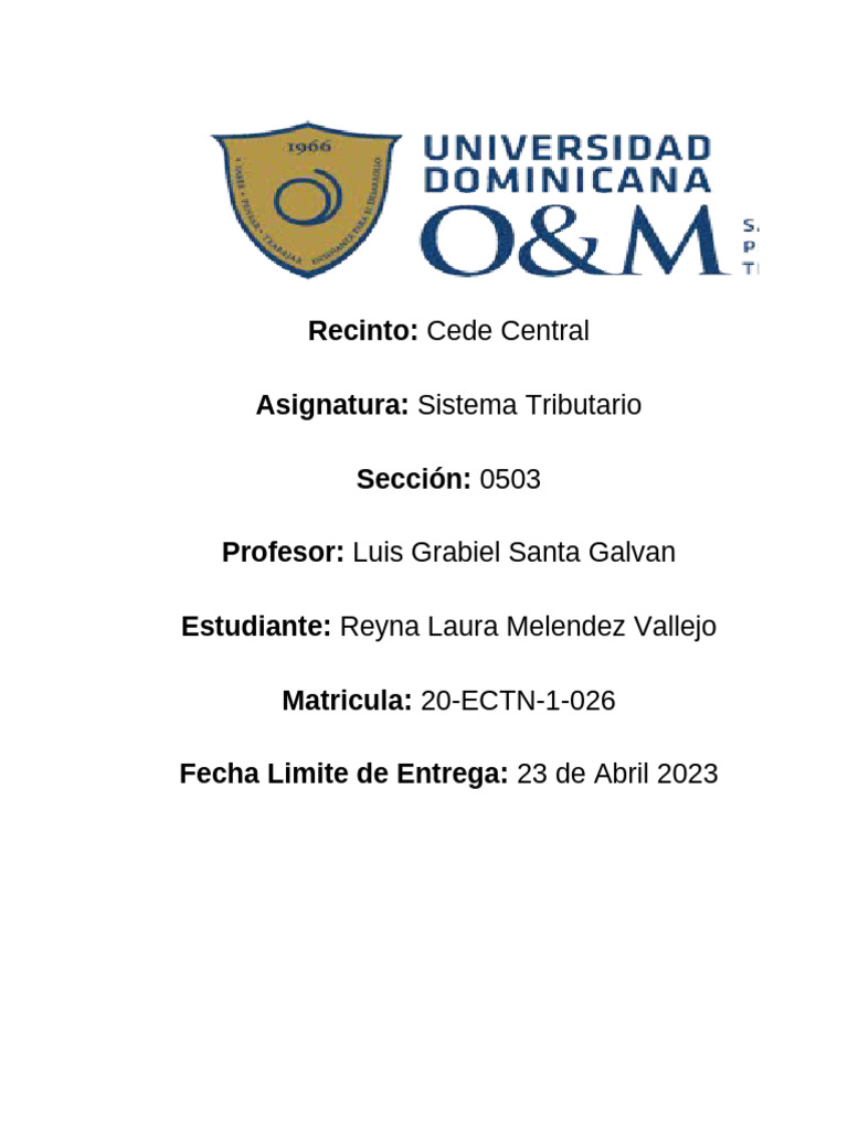 IR-1 Juan Perez Reyna L. Melendez Vallejo | PDF | Impuestos | Impuesto ...