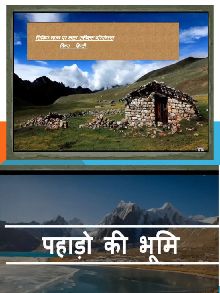 On Sikkim (Hindi Project) | PDF