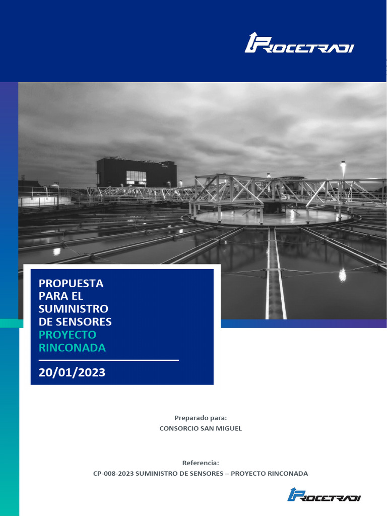 CP-008-2023 Sensores Rinconada | PDF | Tecnología