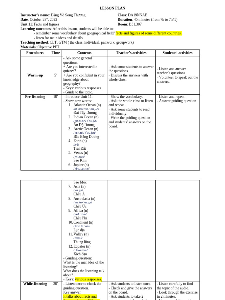 01 listening & speaking | PDF | Cognition | Learning