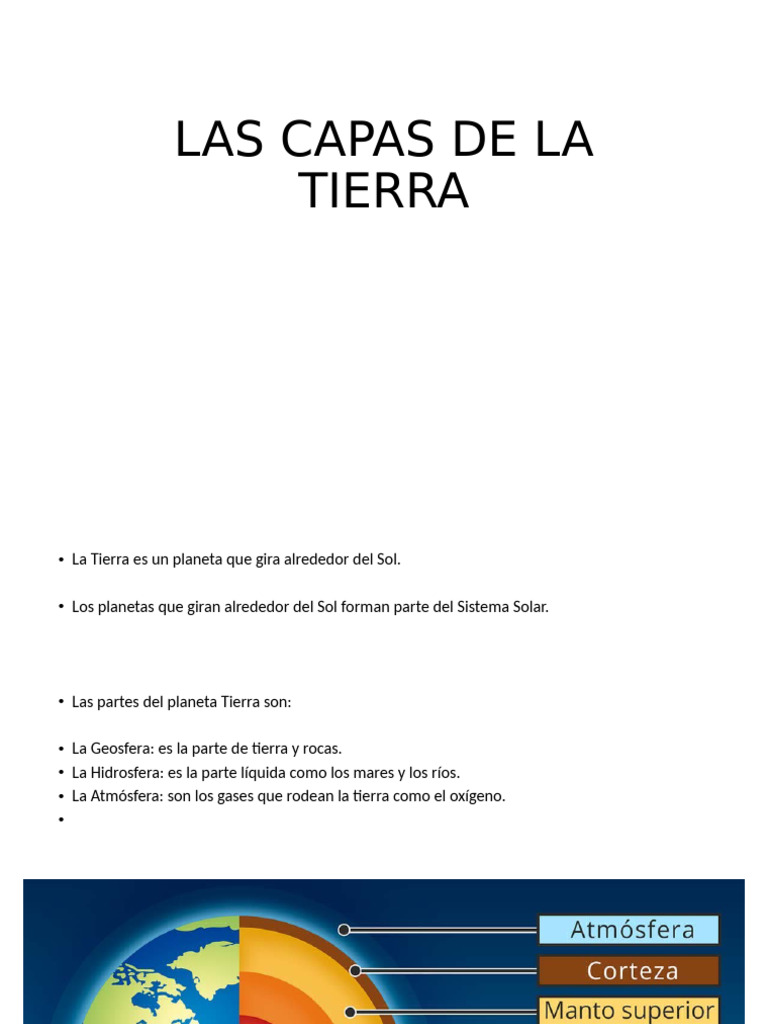 Las Capas de La Tierra | PDF