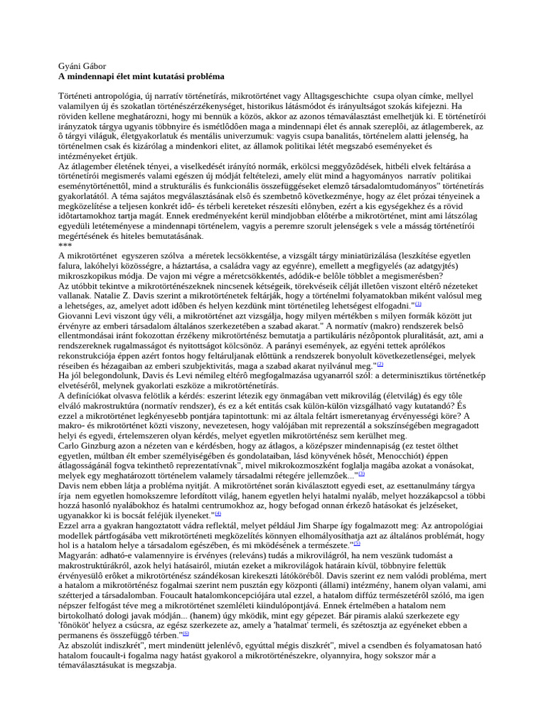 Gyani Mindennpi Elet | PDF