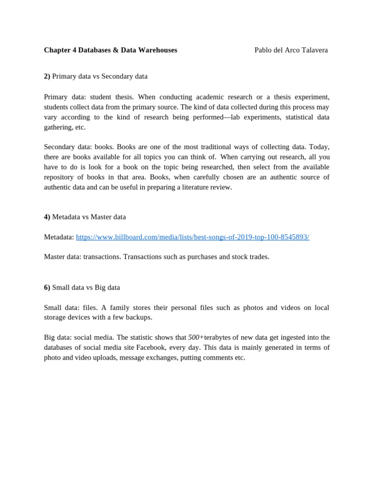 Chapter 4 Databases | PDF | Computers