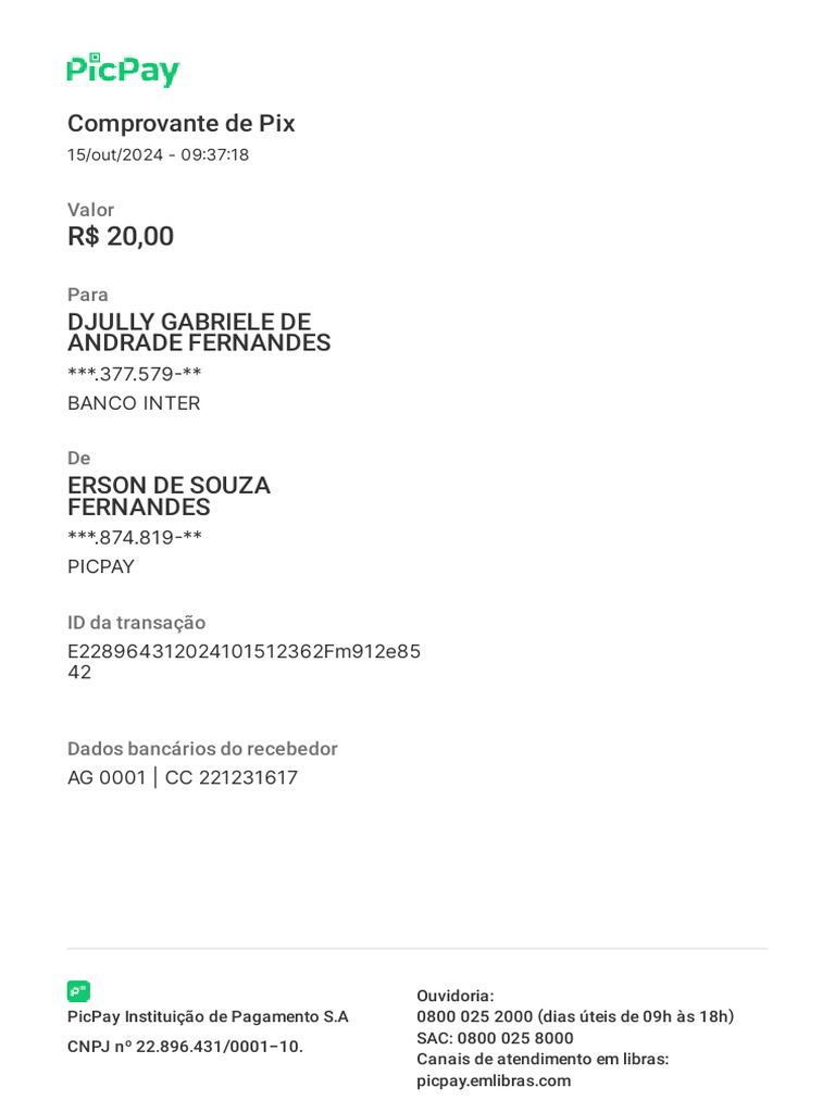 comprovante_picpay_PIX_15102024093727$ | PDF comprovante_picpay_PIX_15102024093727$ | PDF