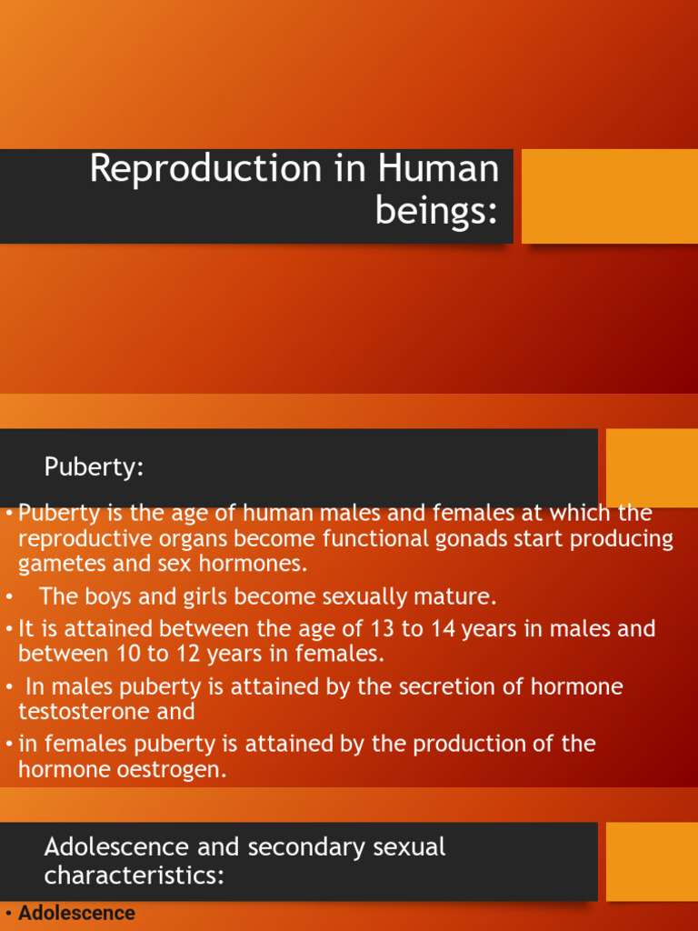 Reproduction in Human Beings | PDF | Social Science