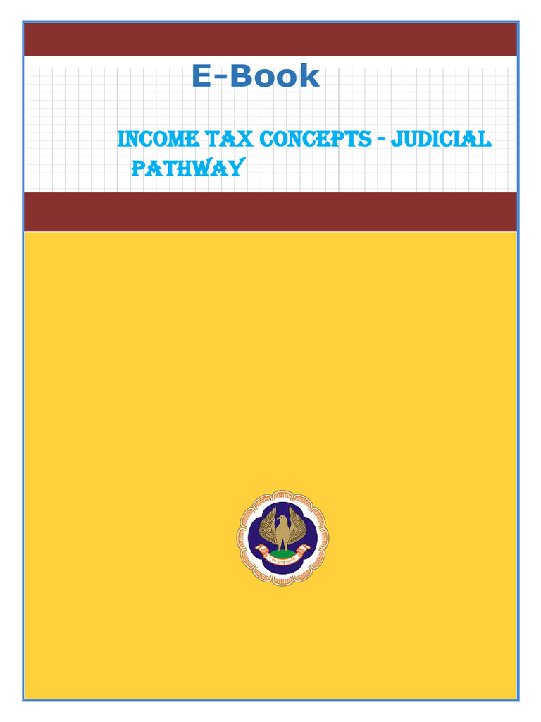 Income Tax Concepts - Judicial Pathway | PDF | Taxes | Accrual