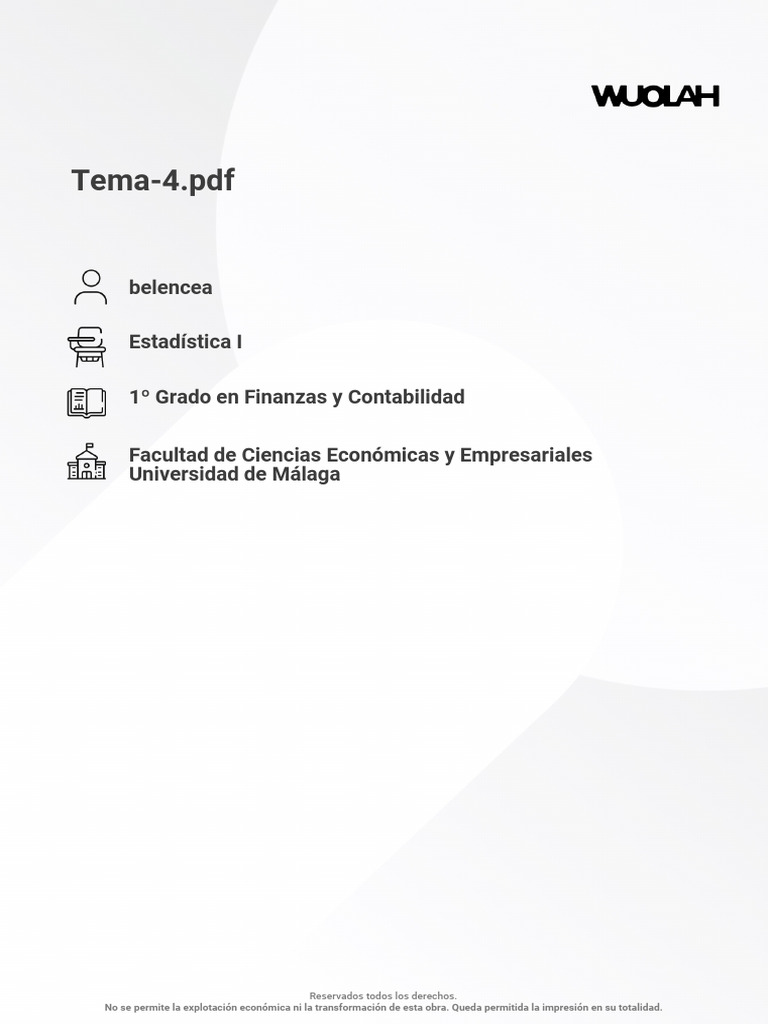 Wuolah Free Tema 4 | PDF | Índice de precios al consumidor | Precios