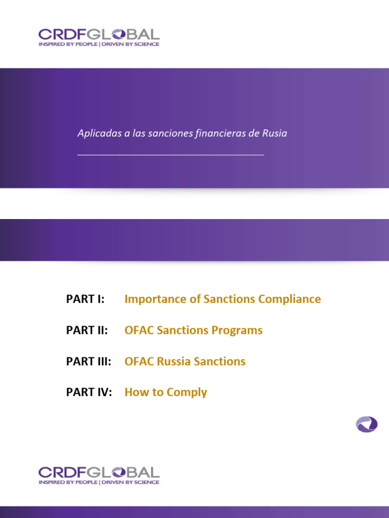 Reglas de OFAC | PDF | Office Of Foreign Assets Control | Regulatory ...