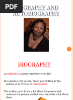 Engaging Biography Sentence Starters | PDF