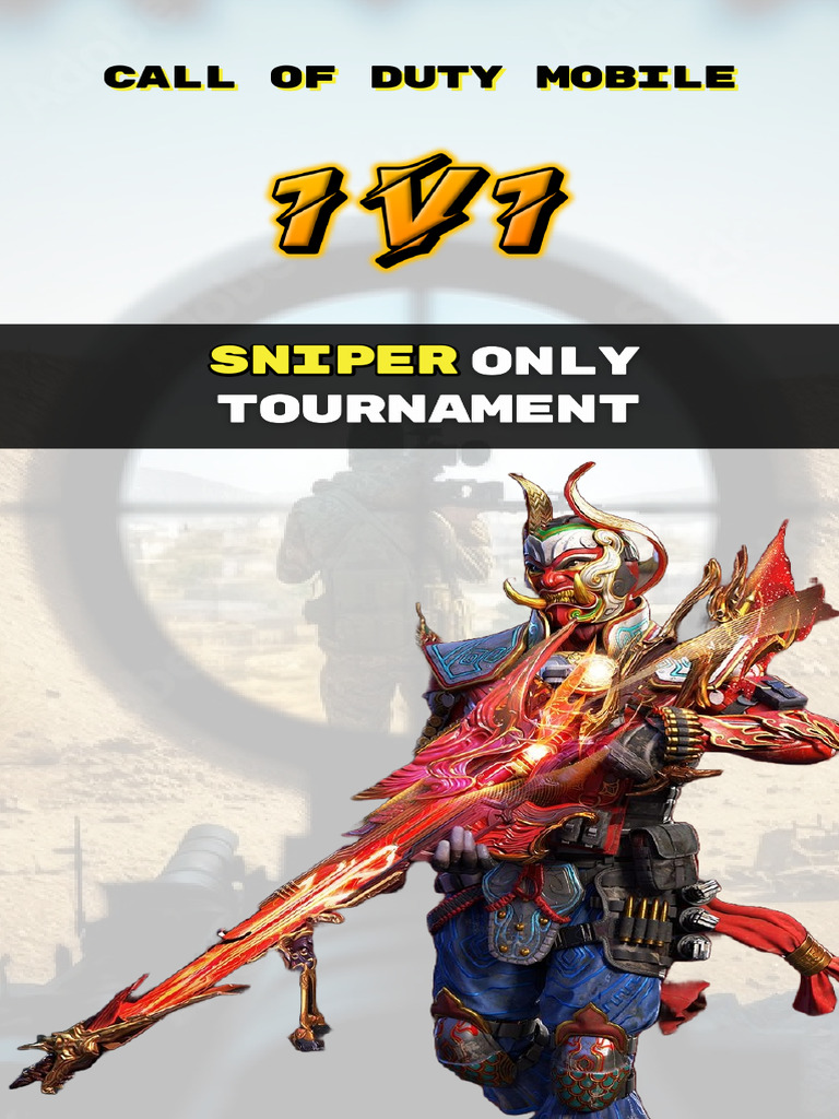 1v1 Sniper Tournament Poster | PDF