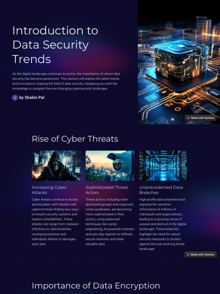 Introduction To Recent Data Security Trends | PDF | Security | Computer ...